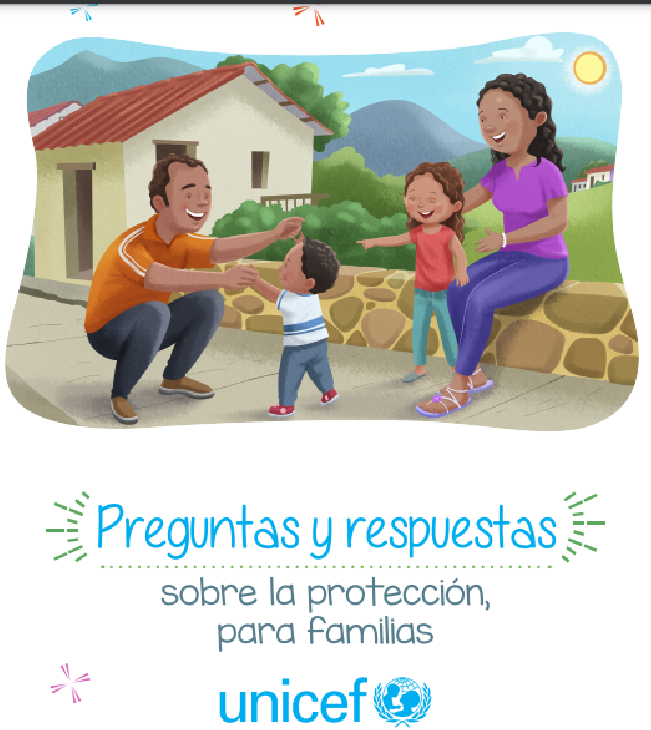 Cartilla protección para Familias | Territorios amigos de la niñez